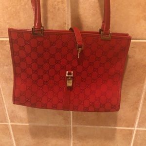 Gucci | Bags | Authentic Gucci Red Beautiful Purse | Poshmark